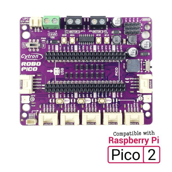 Robo Pico Controlador De Proyectos Robóticos Para Raspberry Pi Pico